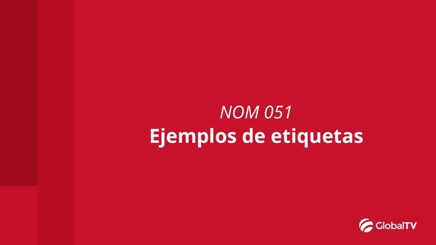Ejemplos De Etiquetas En La Nom 051 Globalstd